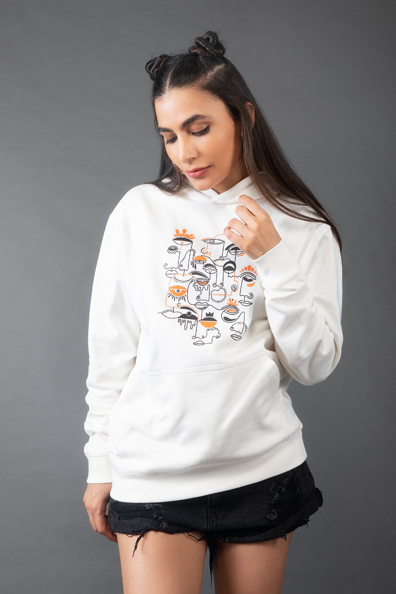 OFU- One Liner Art Women - White – OFU Lifestyle