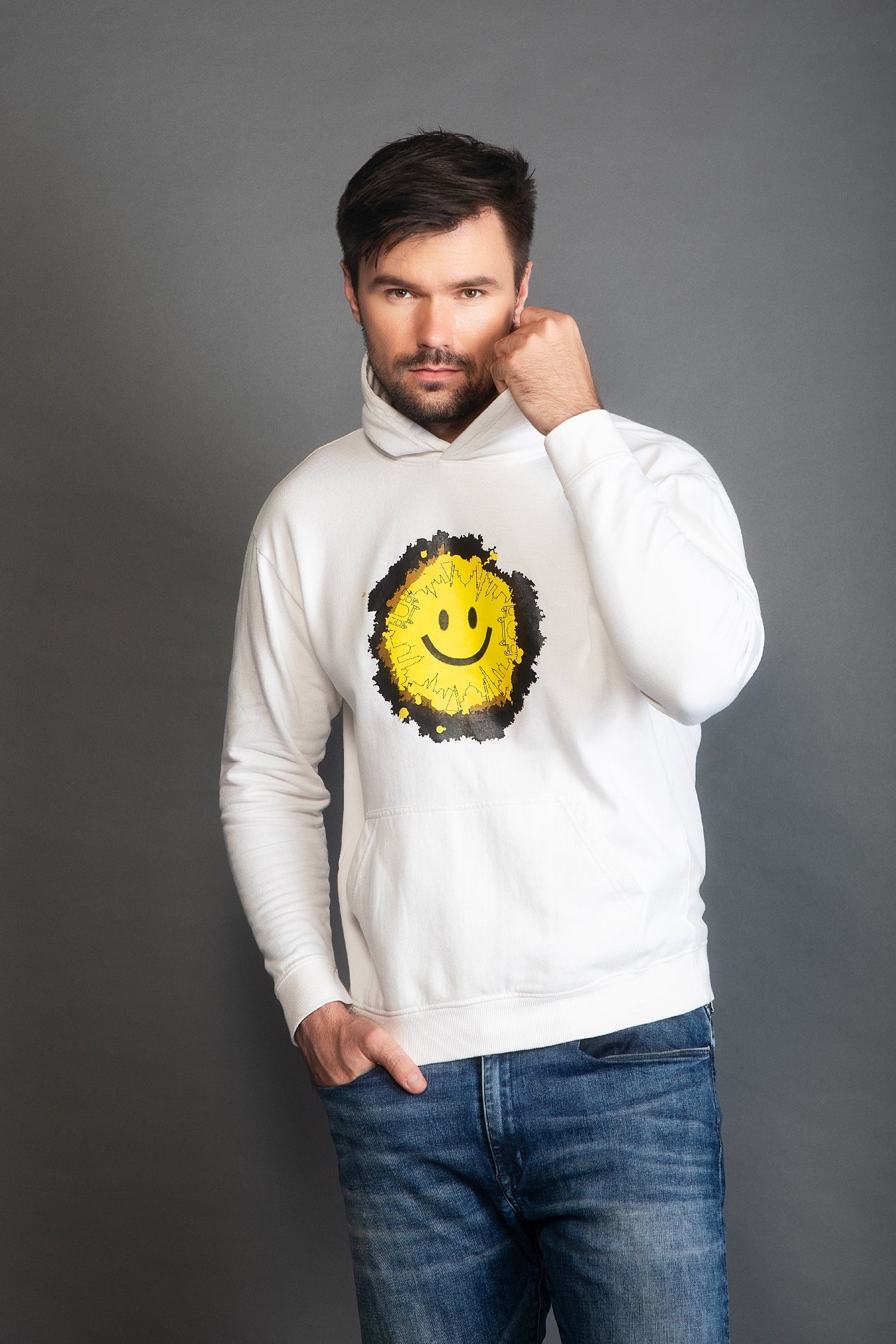 OFU- Smile India Men - White – OFU Lifestyle